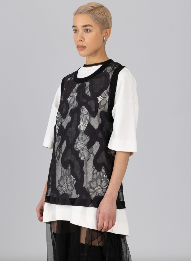 Sheer Lace Vest – Arco Avenue