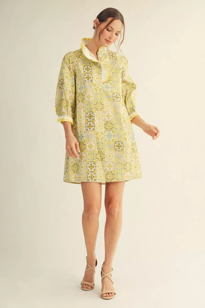 Majorca Dress - Lemon – Arco Avenue