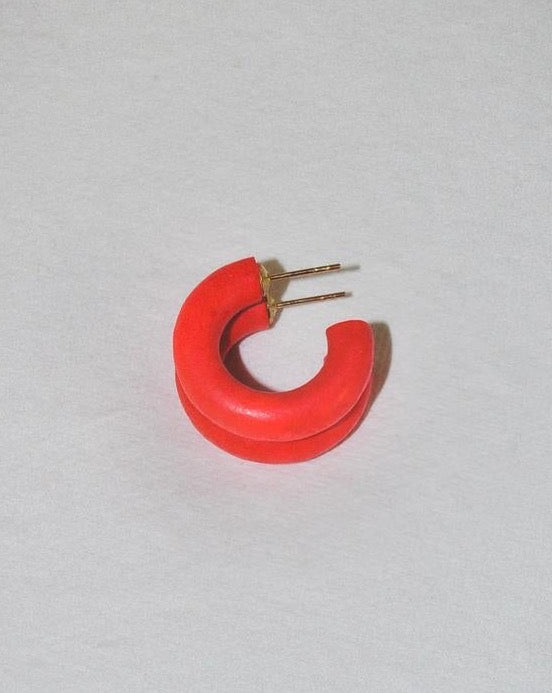 Mini Hoop - Cherry Tomato Pink – Arco Avenue