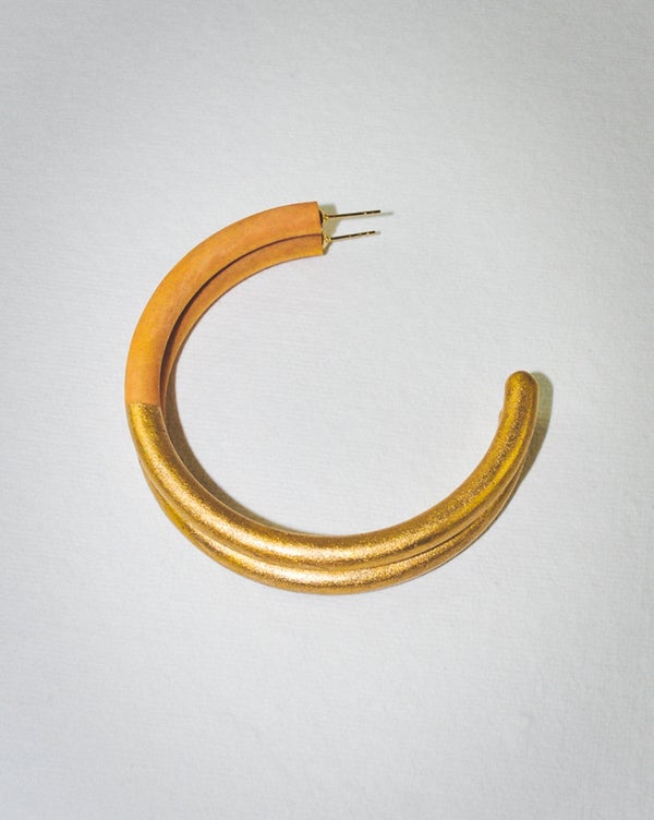 XL Hoop - Goldenrod Dip – Arco Avenue